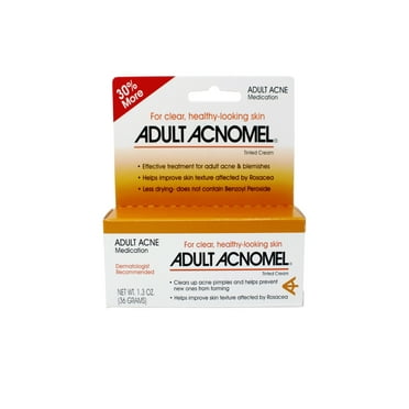 Acnomel Adult Acne Treatment Medicine, Topical Cream - 1.30 oz ...