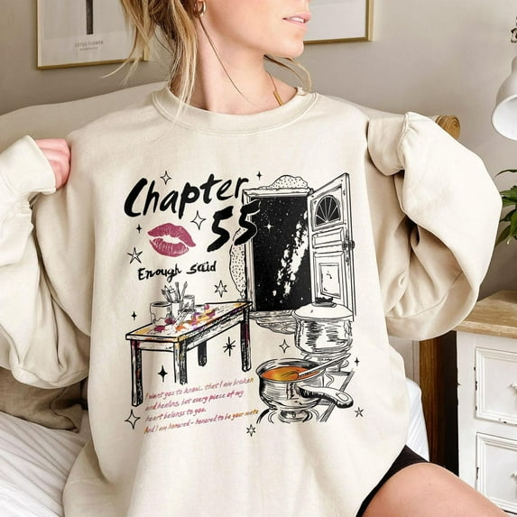Acomaf Chapter 55 Sweatshirt, Enough Talk Acotar Series Crewneck For ...