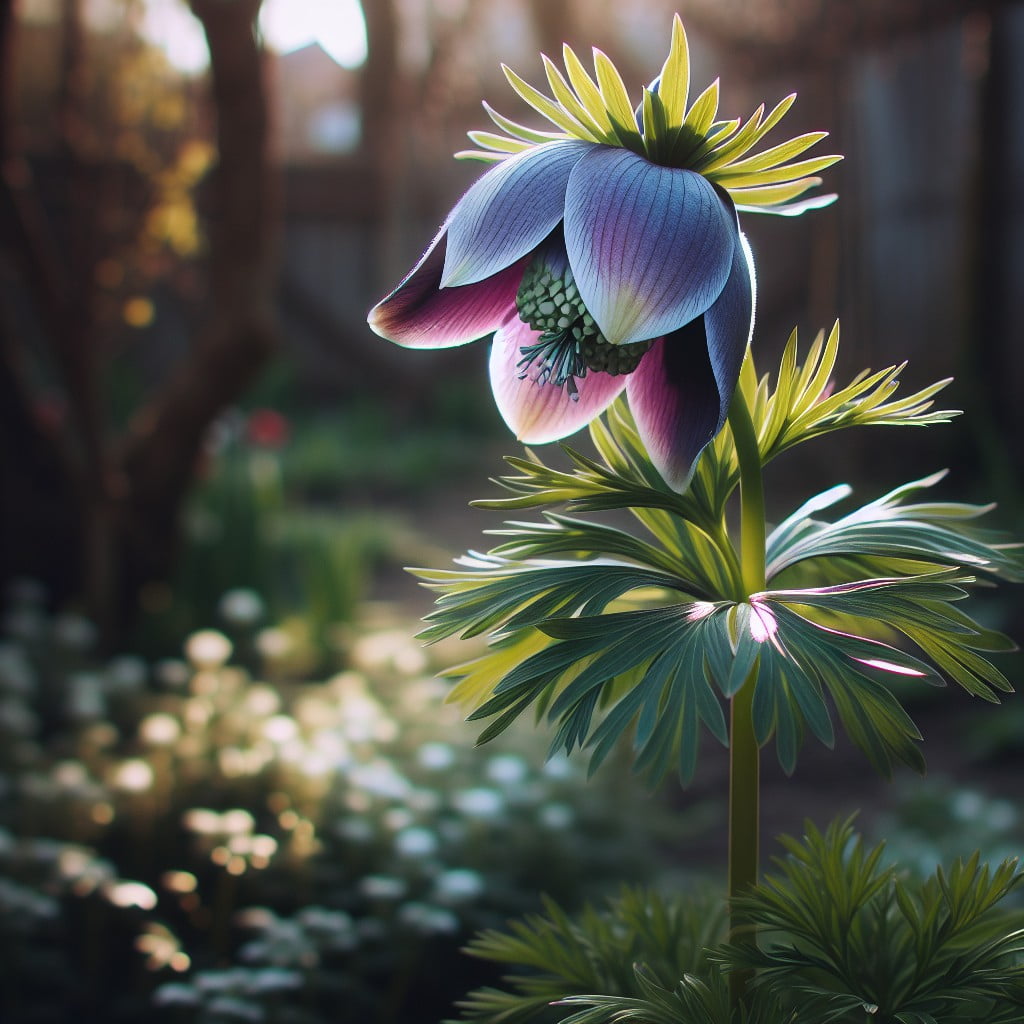 Aconite Flower in Full Bloom 300 Piece Wooden Jigsaw Puzzle for Adults Children Families Games ...