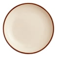 Acopa Keystone 7" Vanilla Bean Porcelain Coupe Plate - 24/Visions 9 ...