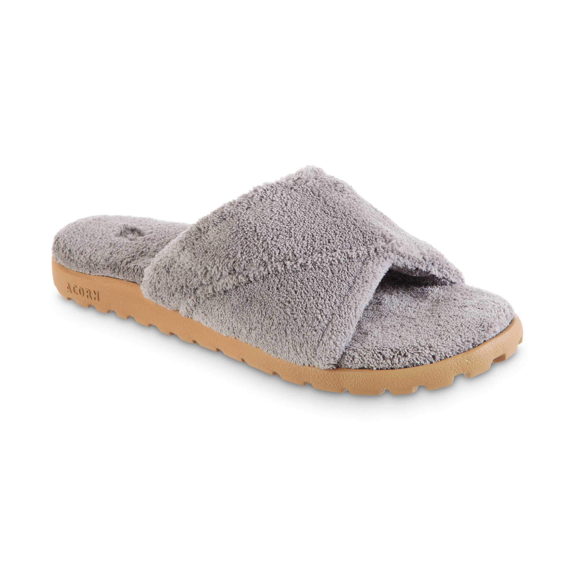 Acorn A22127GRYW6 Women's Sunday Everywear Spa Slide, Grey, Size 6 ...