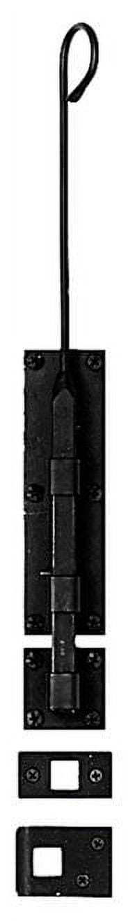 Acorn ALGBP 12'' Spring Loaded Cane Bolt - Black - Walmart.com