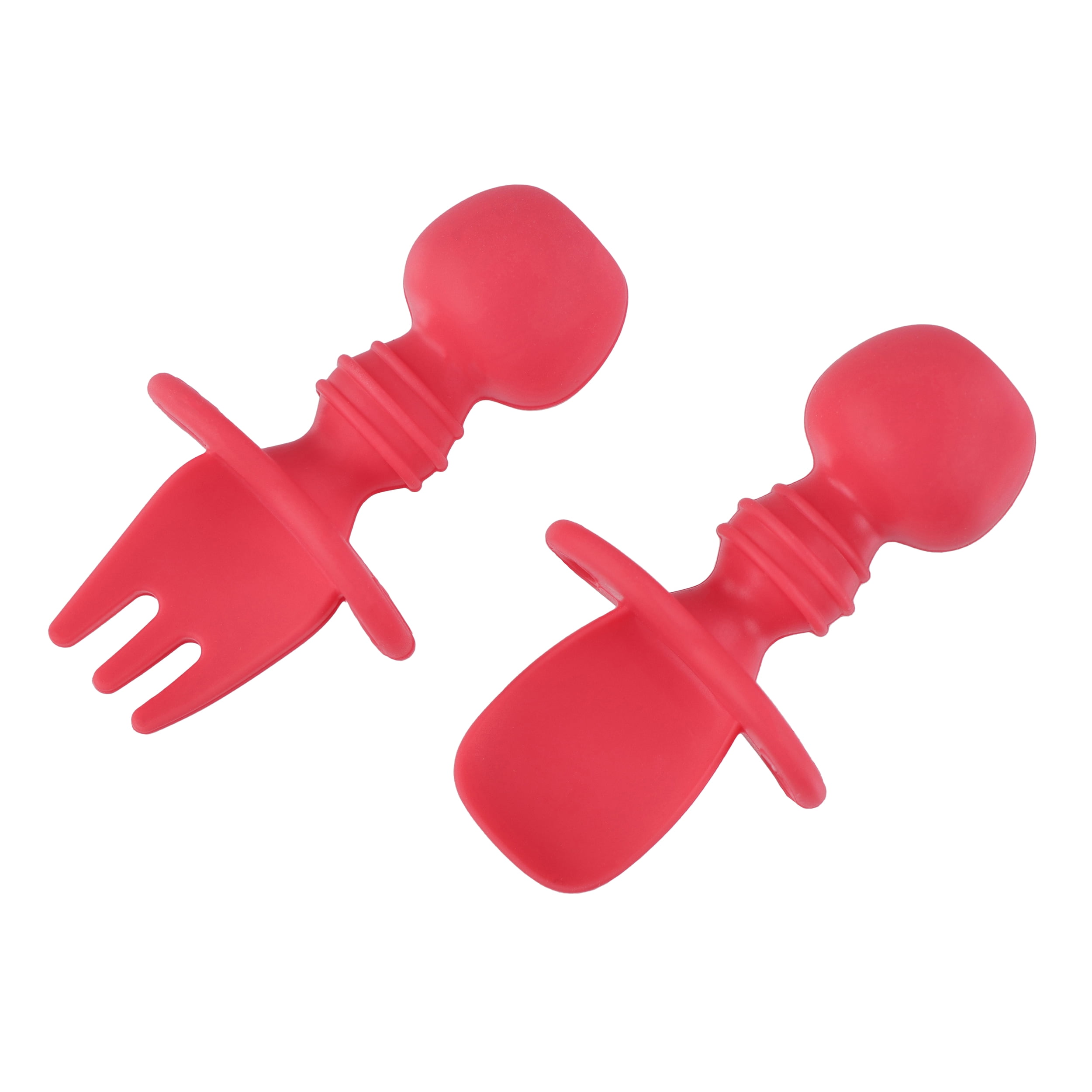 Acorn Baby Toddler Utensils Red2pk Kids Utensil Set of Baby Fork Baby ...