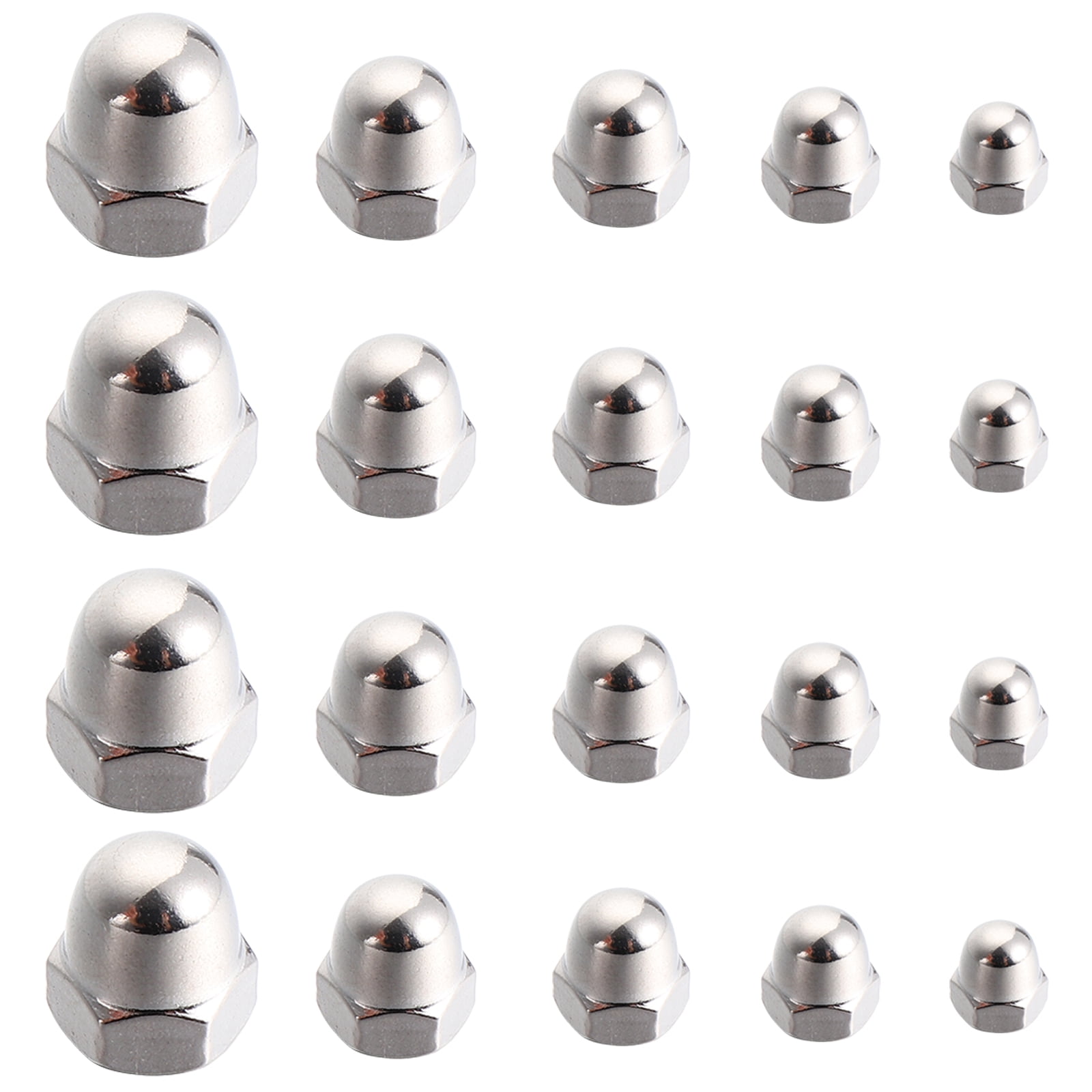 Acorn Nuts Cap Nut Head Bolt Hex Nut Dome Bolts Wheel Hexagon Bolts Screws Steel Stainless Lock ...