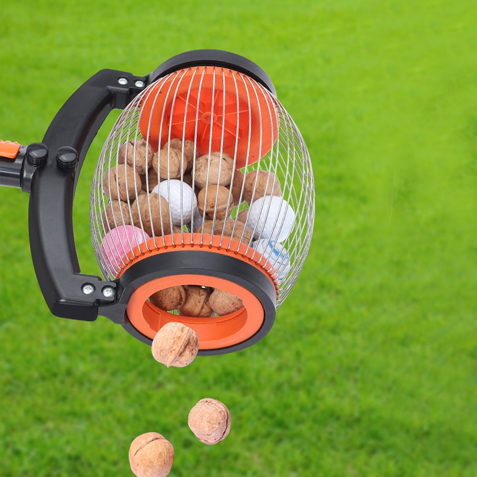 Acorn Picker Upper Roller - Nut Gatherer with Foot-Operated Release ...