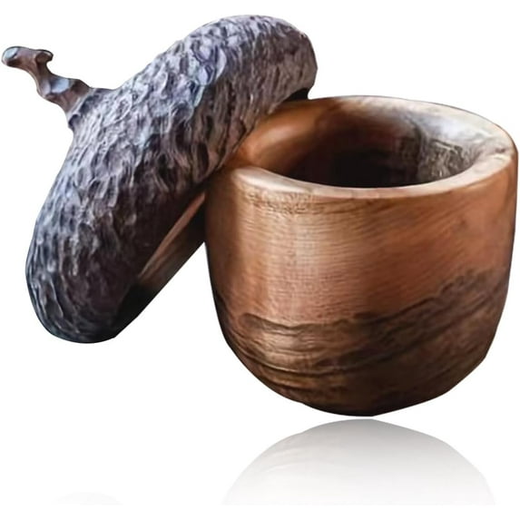 Acorn Resin Box Decor,Acorn Decor Vintage Trinket Box Small Storage Jar ...