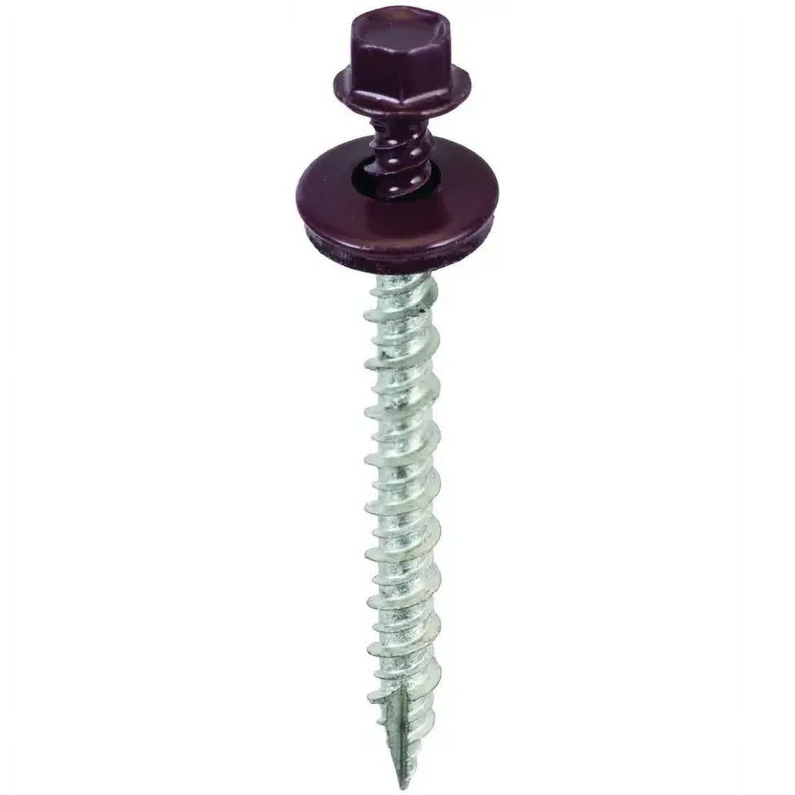 Acorn SW-MW2BG250 Metal To Wood Building Screws 2 Inch Burgundy, Each ...