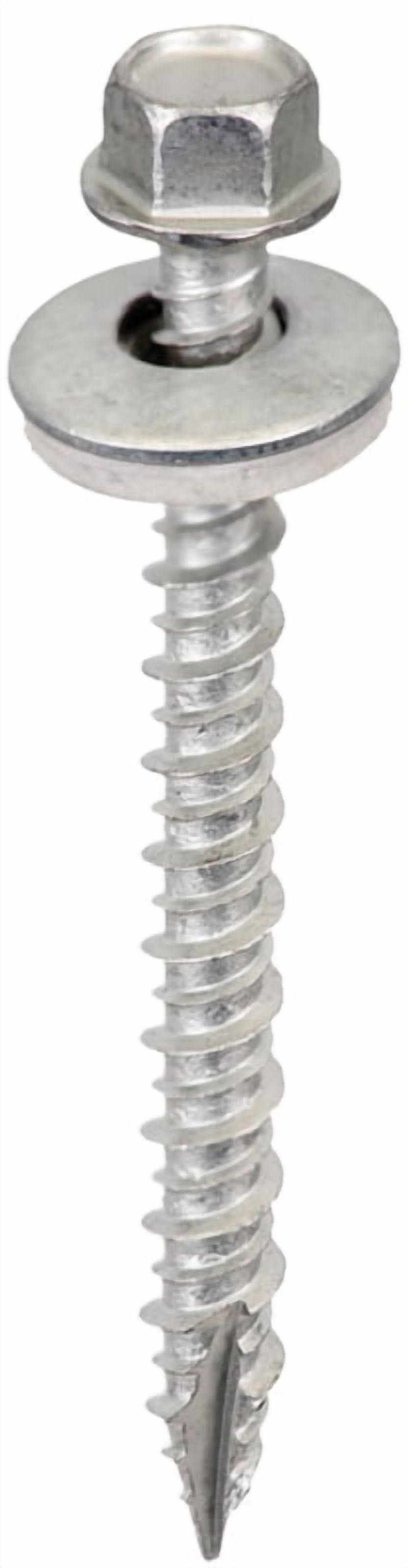Acorn International Washered Galvanized Metal to Wood Screw - Steel, 2 ...