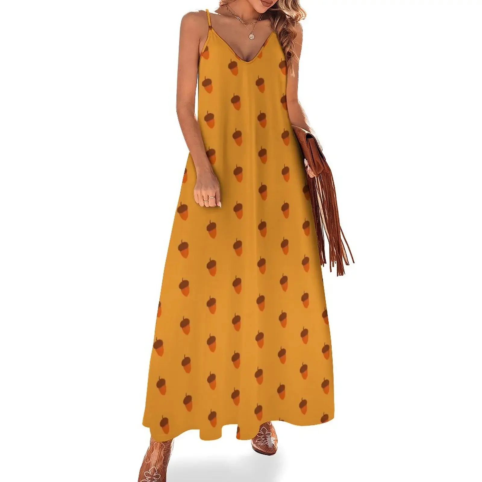 Acorn Sleeveless Dress Long dresses prom dress evening dresses luxury ...