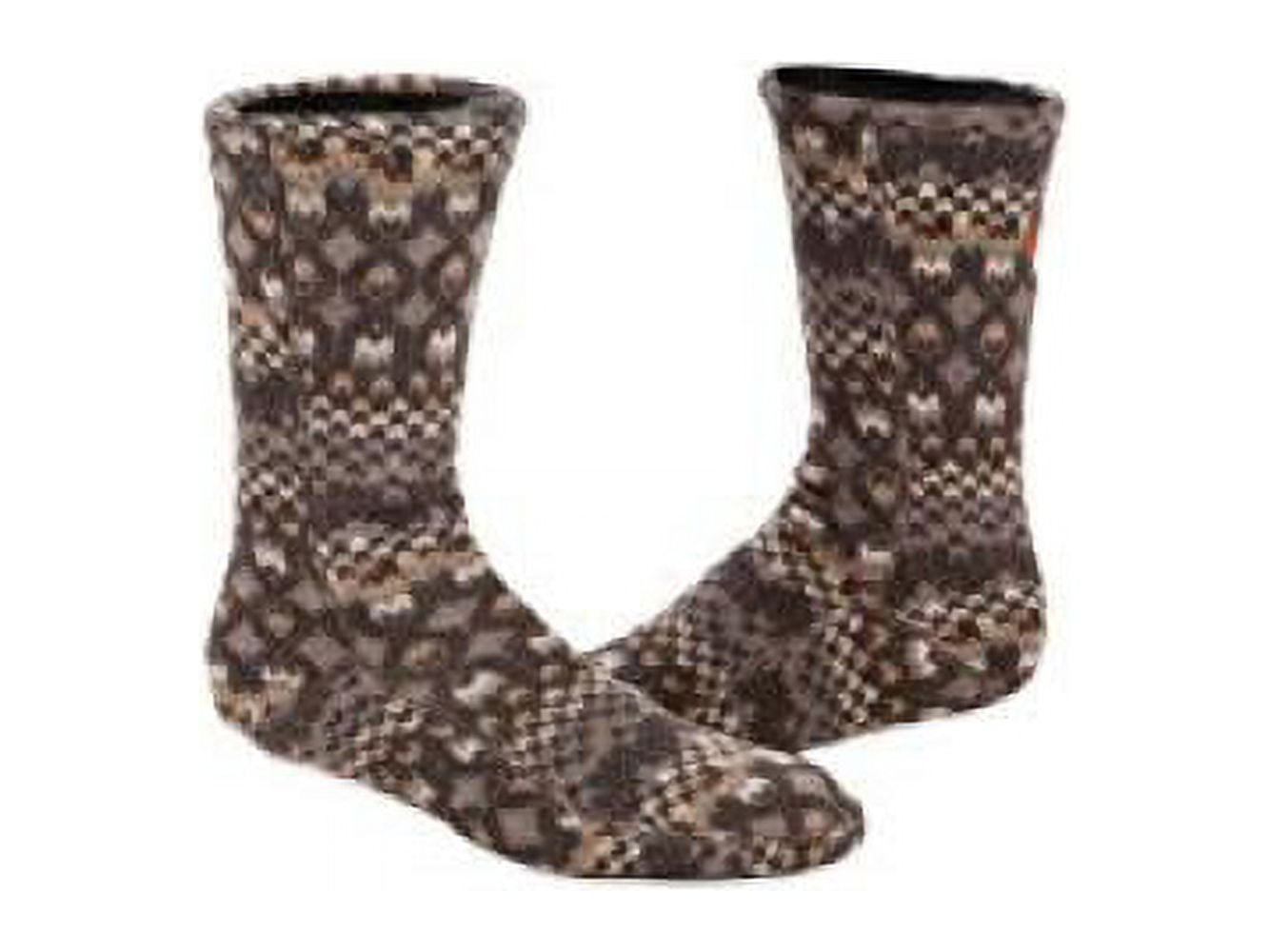 Acorn Versa Fit Socks Charcoal Cable Fleece XXS (5) - Walmart.com