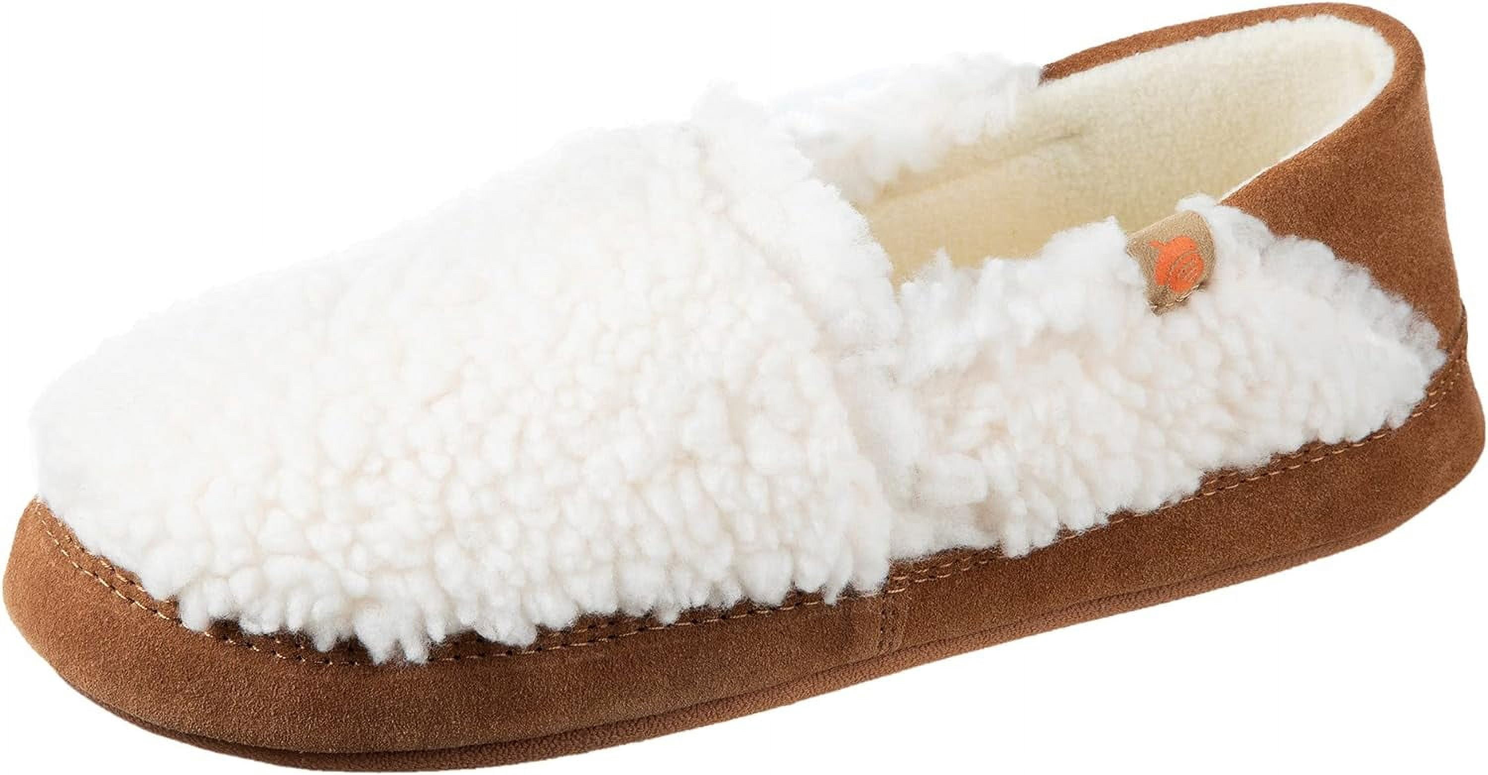 Acorn Women's Moc with Collapsible Heel Slide Into the Cozy Fleece ...