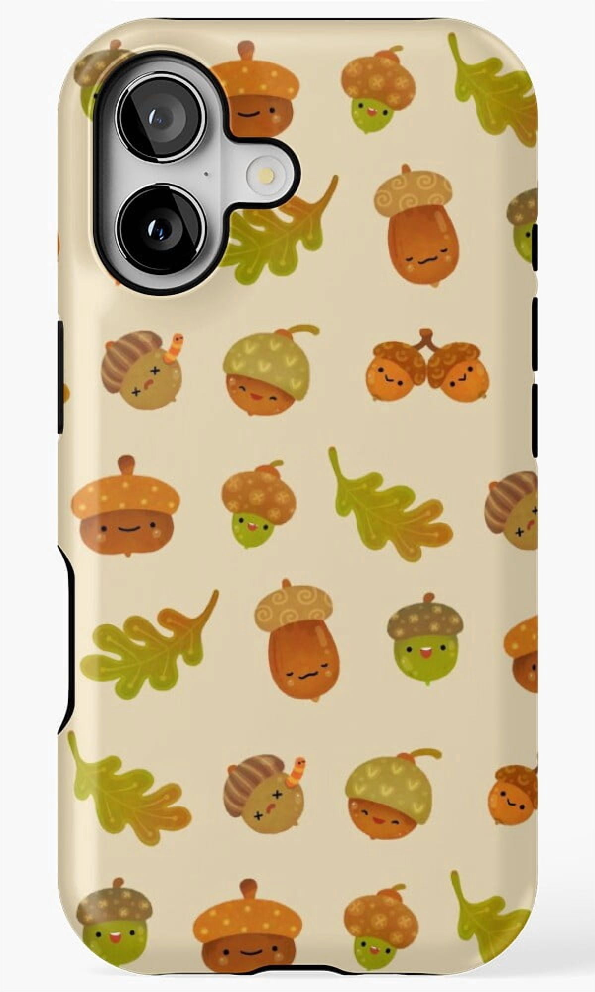 Acorns Oak Nut Forest Botanical Art Phone Case for iPhone 17 16 15 14 ...