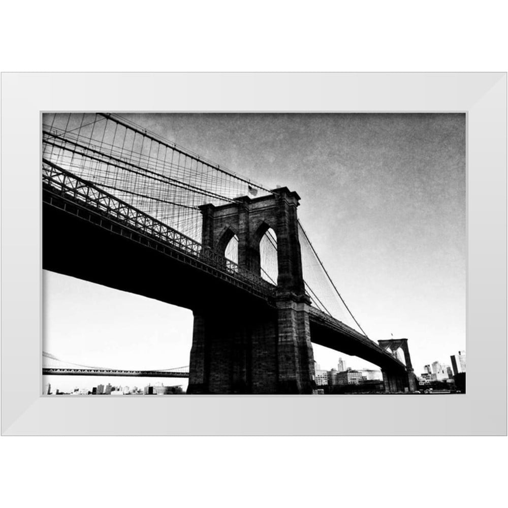 Acosta 14x11 White Modern Wood Framed Museum Art Print Titled - Bridge ...