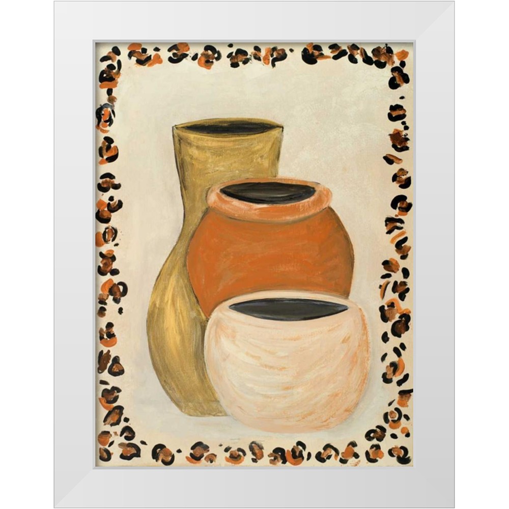 Acosta 15x18 White Modern Wood Framed Museum Art Print Titled - Tribal ...