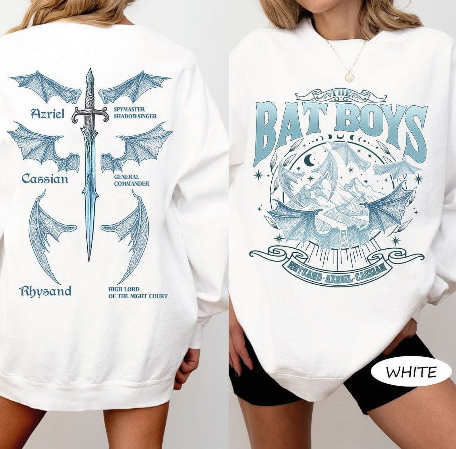 Acotar Double-sided Bat Boys Shirt, Bat Boys Sweatshirt, Bat Boy Fan ...