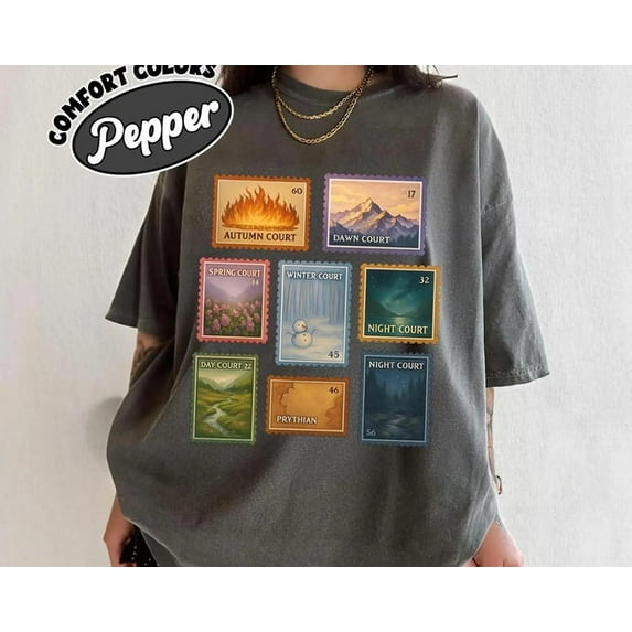 Acotar Prythian Stamp , Velaris Night Court Tee, SJM Books , Velaris ...