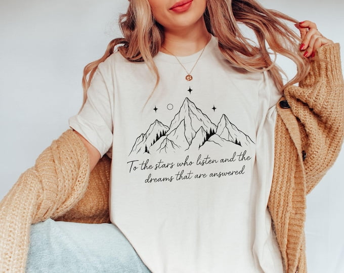 Acotar Shirt, Rhysand Tshirt, Her, Book T Shirt, Acotar Merch T-Shirt ...