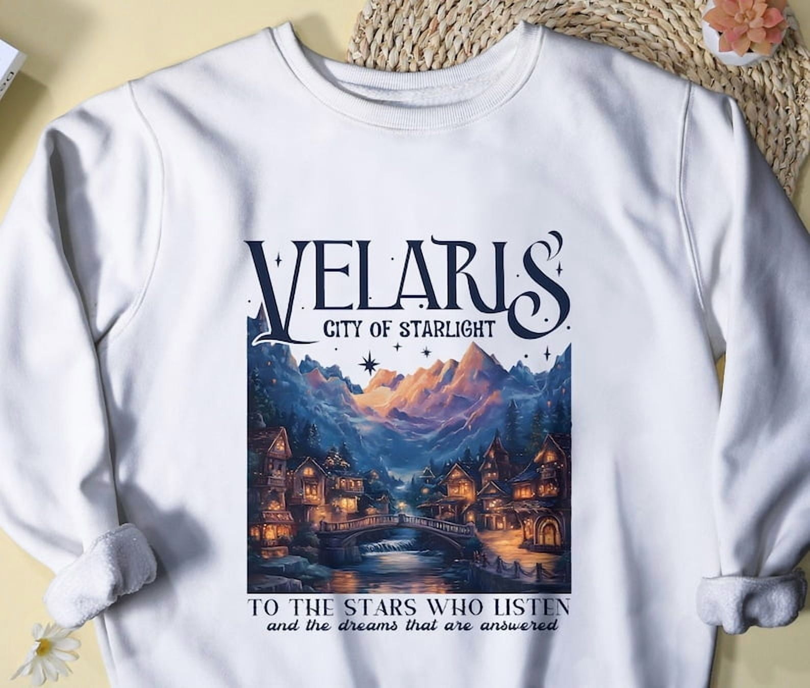 Acotar Shirt, Velaris City Of Starlight Hoodie Sweatshirt, Fourth Wing ...