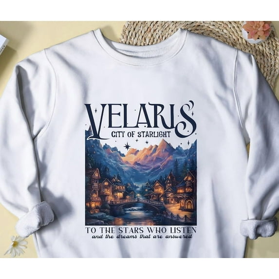 Acotar Shirt, Velaris City Of Starlight Hoodie Sweatshirt, Fourth Wing ...