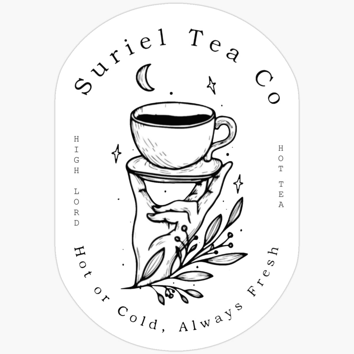 Acotar Suriel Tea Co Sticker. Gift For You - Decorate Laptops, Water ...