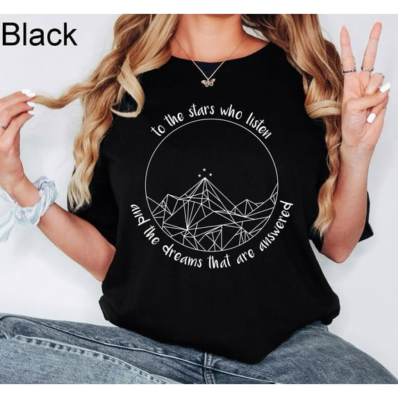 Acotar Velaris Tshirt, Night Court Symbol, ,Sarah J Maas A Court Of ...