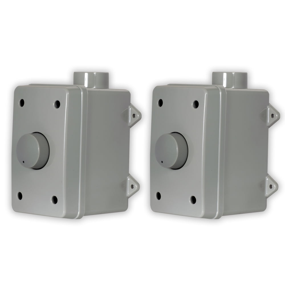 Acoustic Audio AAOVCD-G Outdoor Volume Controls Gray Weatherproof 2 ...