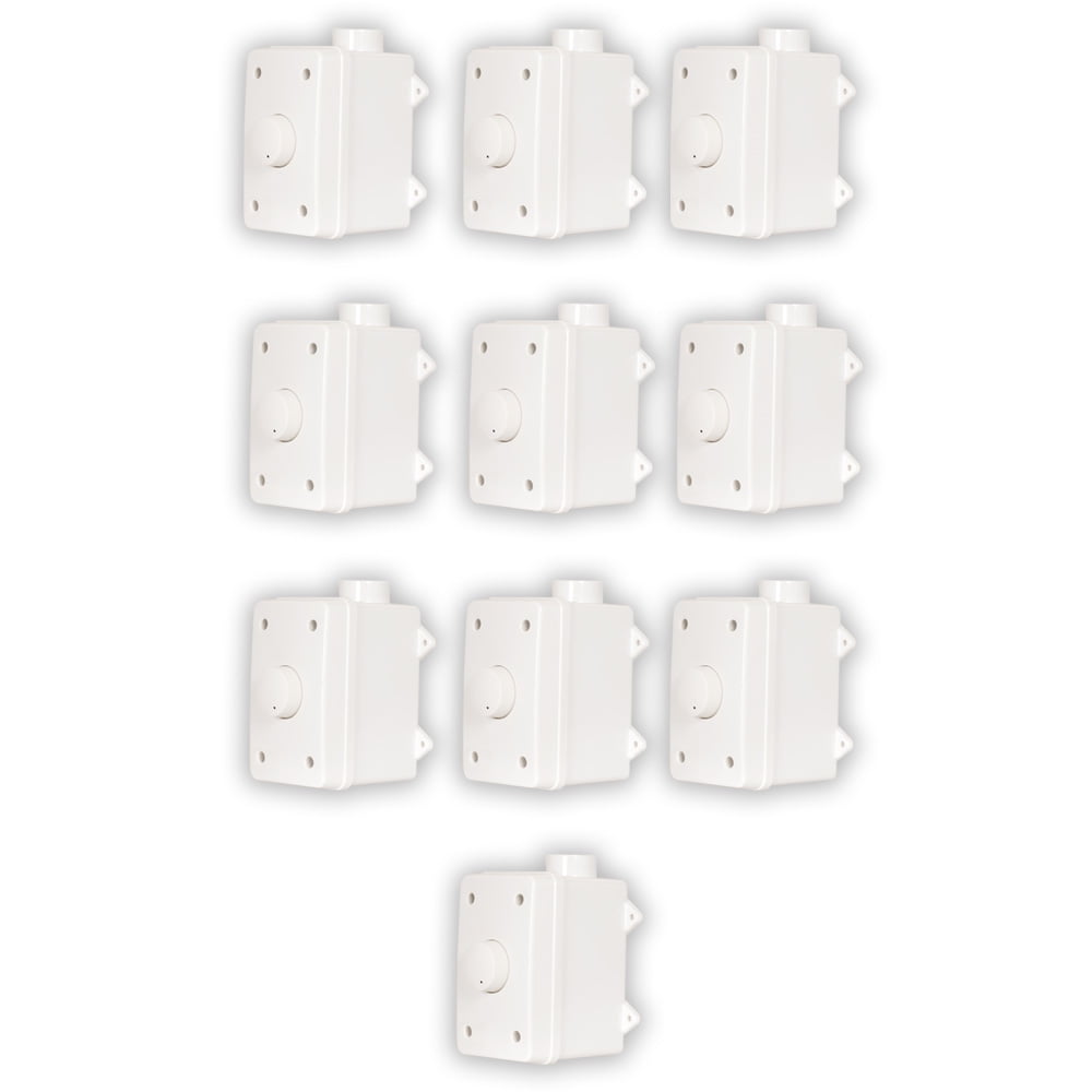 Acoustic Audio AAOVCD-W Outdoor Volume Controls White Weatherproof 10 ...