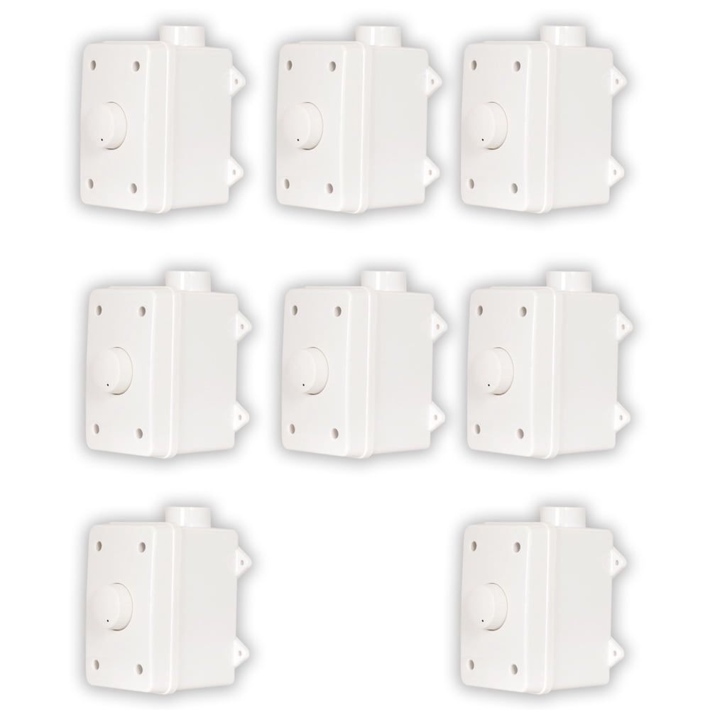 Acoustic Audio AAOVCD-W Outdoor Volume Controls White Weatherproof 8 ...