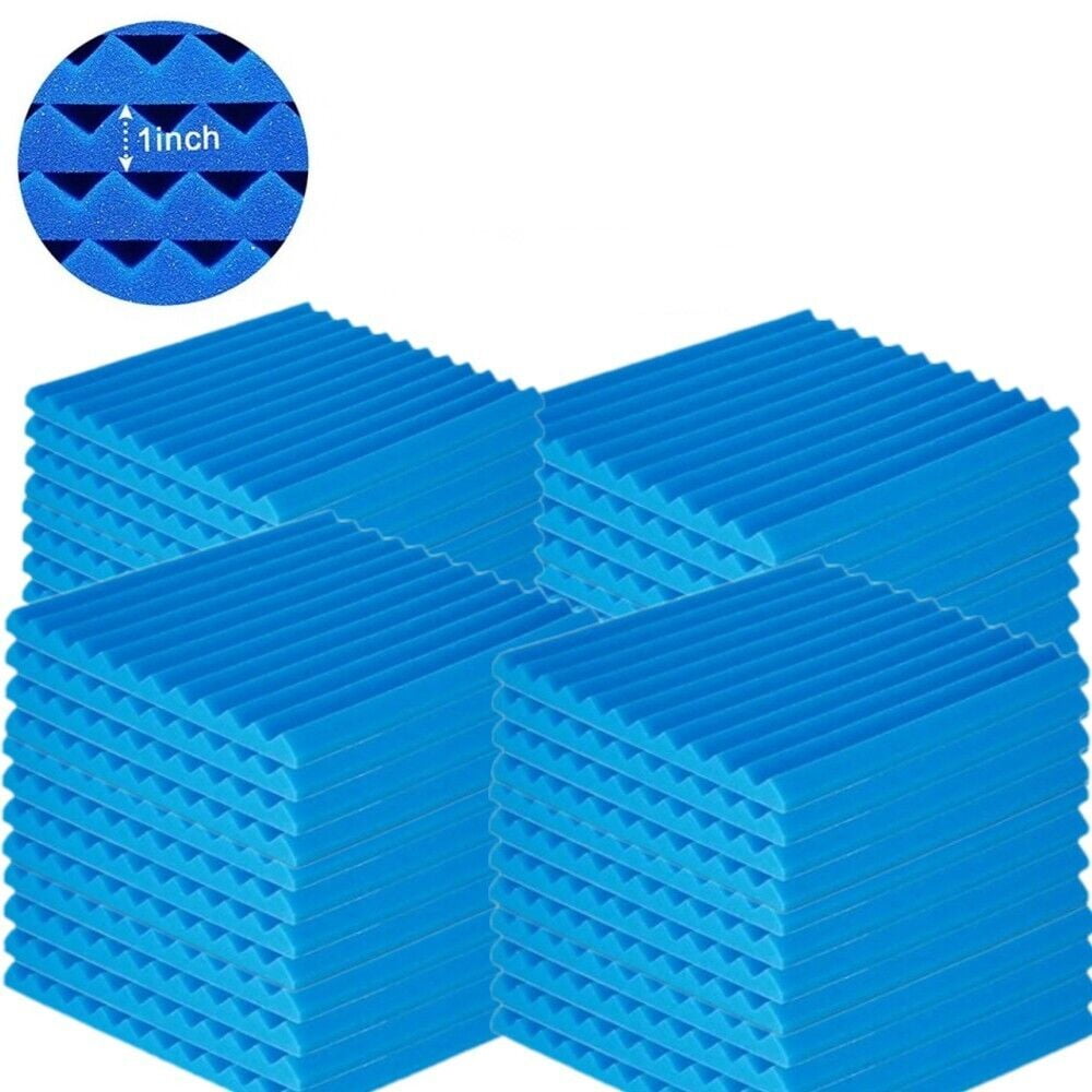 Acoustic Foam Panels 12~96 PACK 1" x 12"x 12" High Density ...