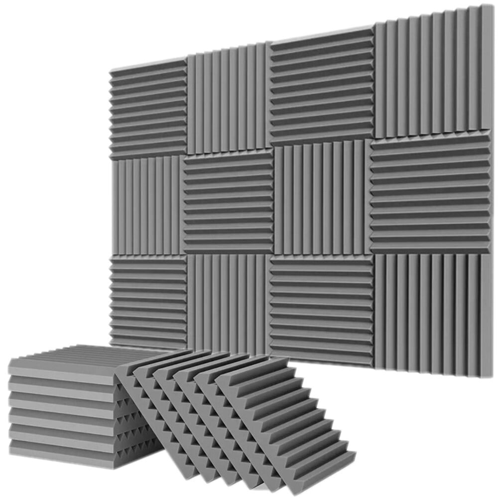 Acoustic Foam Panels 12~96 PACK 1" x 12"x 12" High Density ...