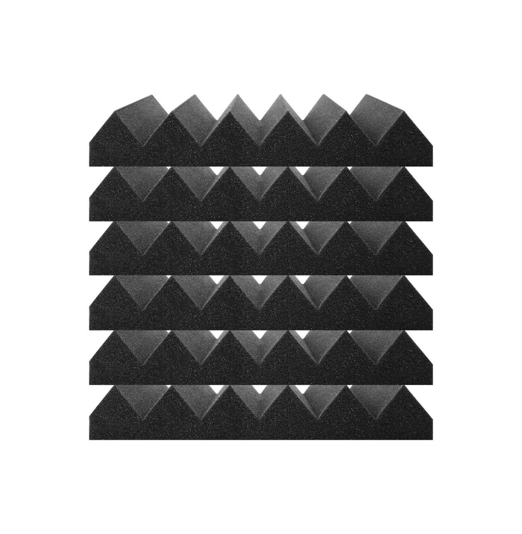 Acoustic Foam Panels 36 Pack 12x12x2in - Soundproofing Wall Tiles for ...