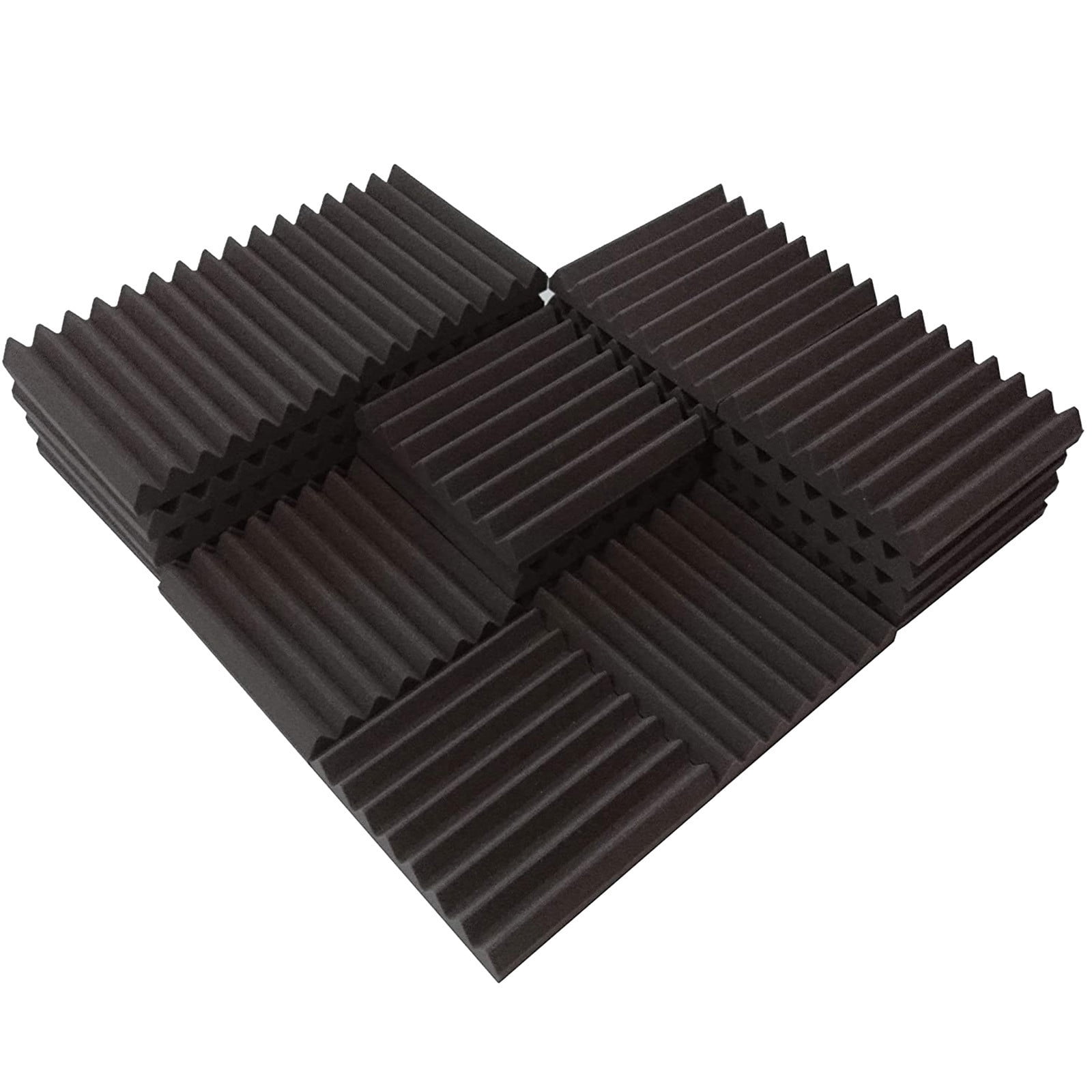 Acoustic Foam Panels Soundproof Studio Foam, High Density No-Dust Fire ...