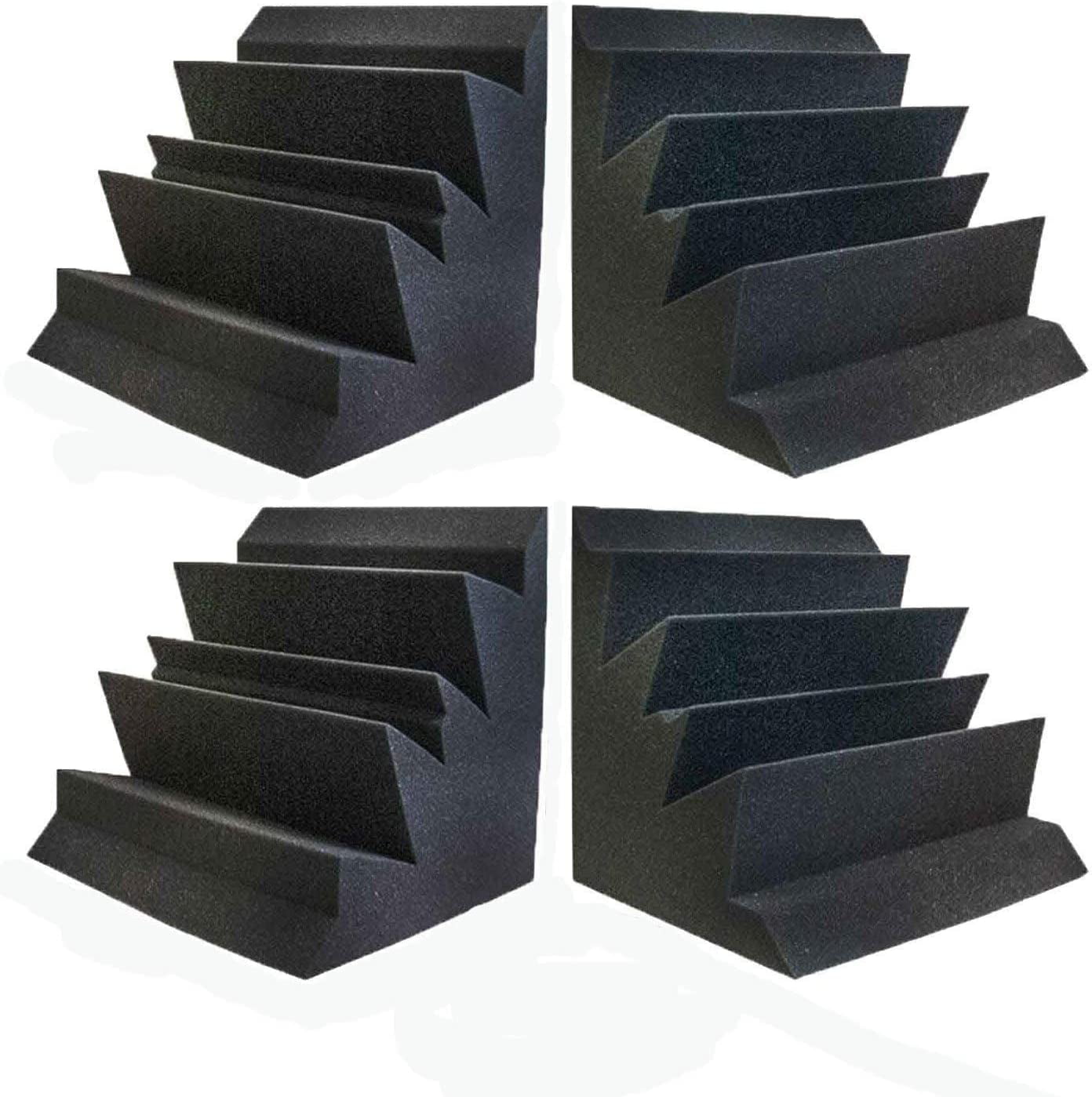 Acoustic Foam XL Bass Trap Studio Soundproofing Corner Wall 12" X 12" X ...