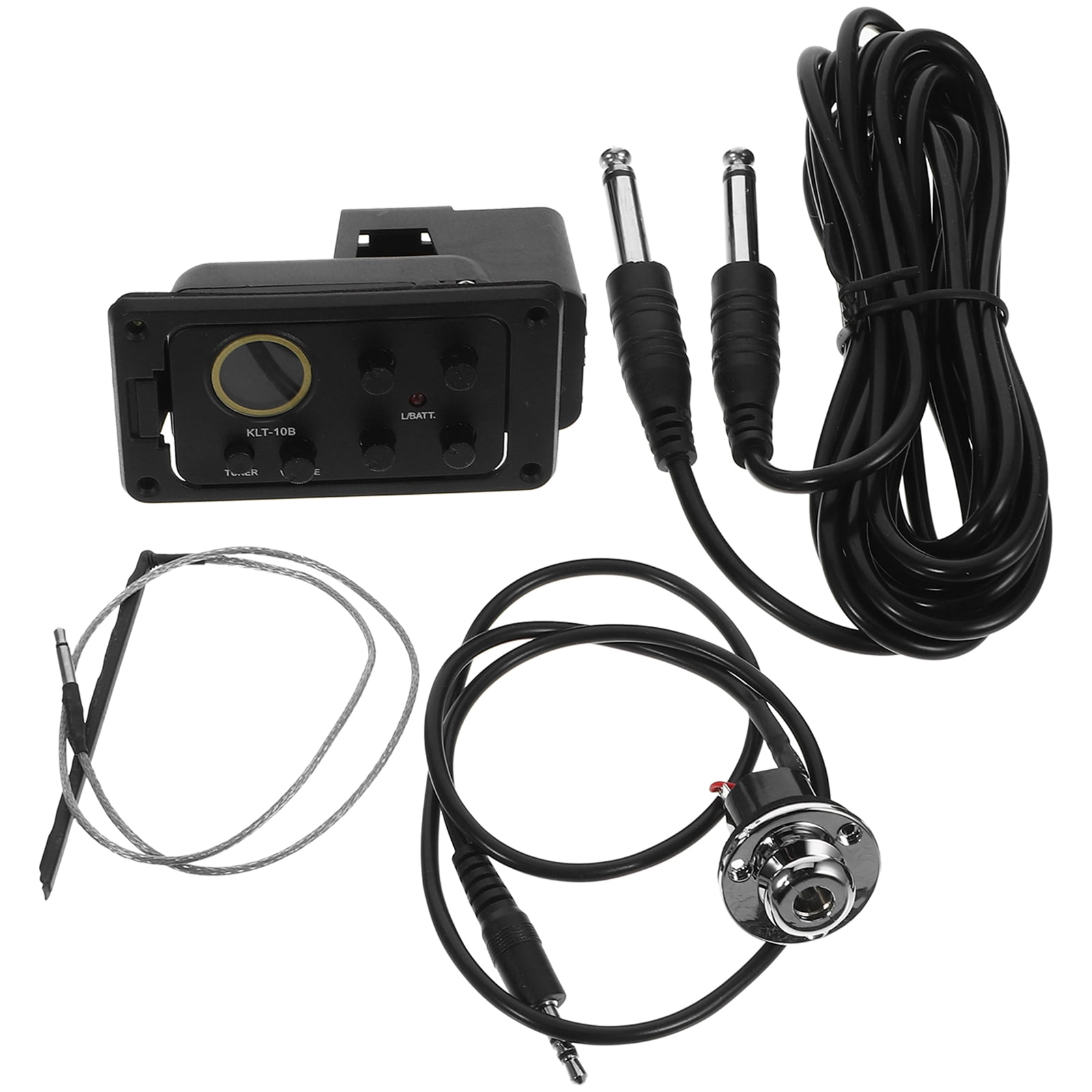 Acoustic Folk Guitar 4 Band Preamp EQ Equalizer Preamp Piezo Pickup ...