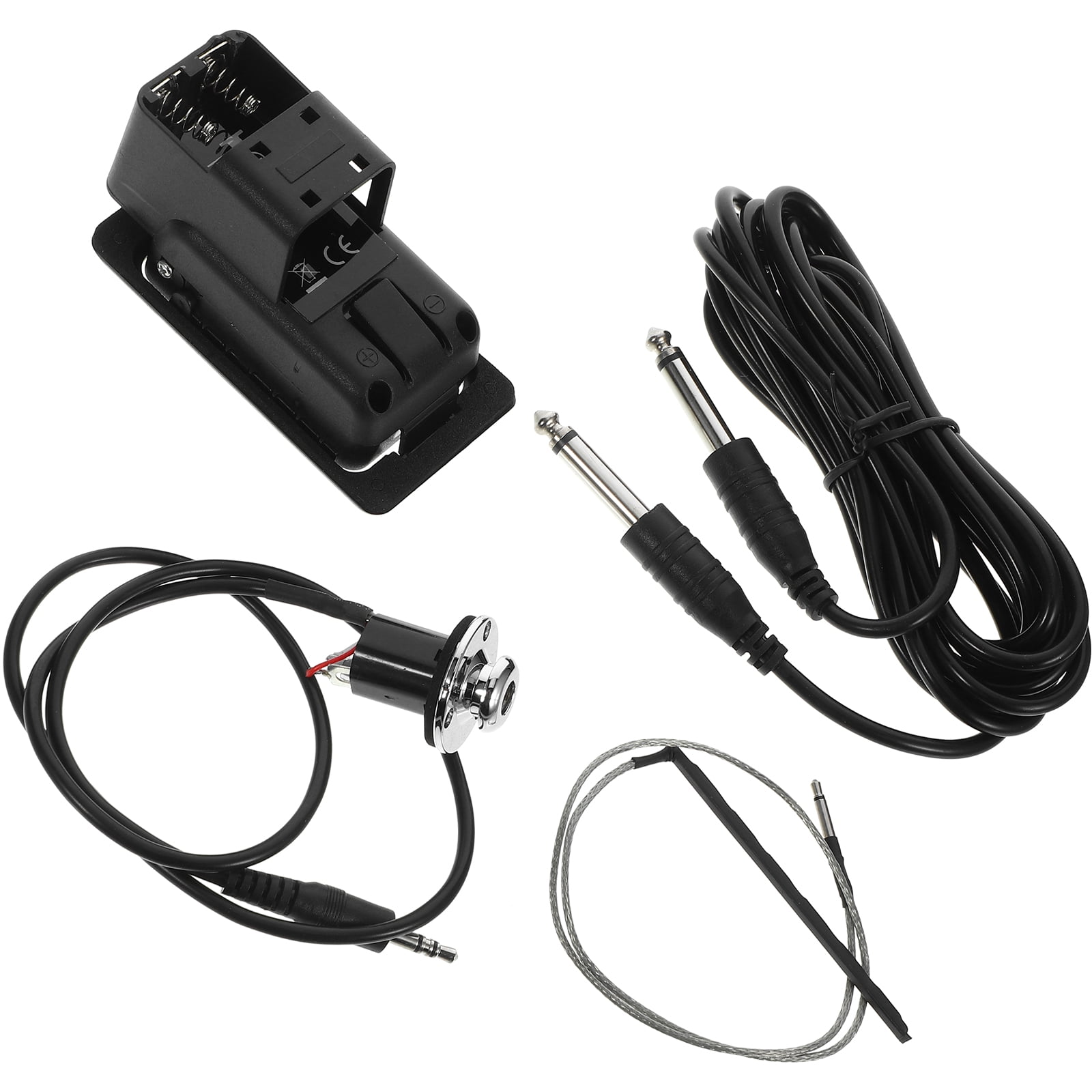 Acoustic Folk Guitar 4 Band Preamp EQ Equalizer Preamp Piezo Pickup ...