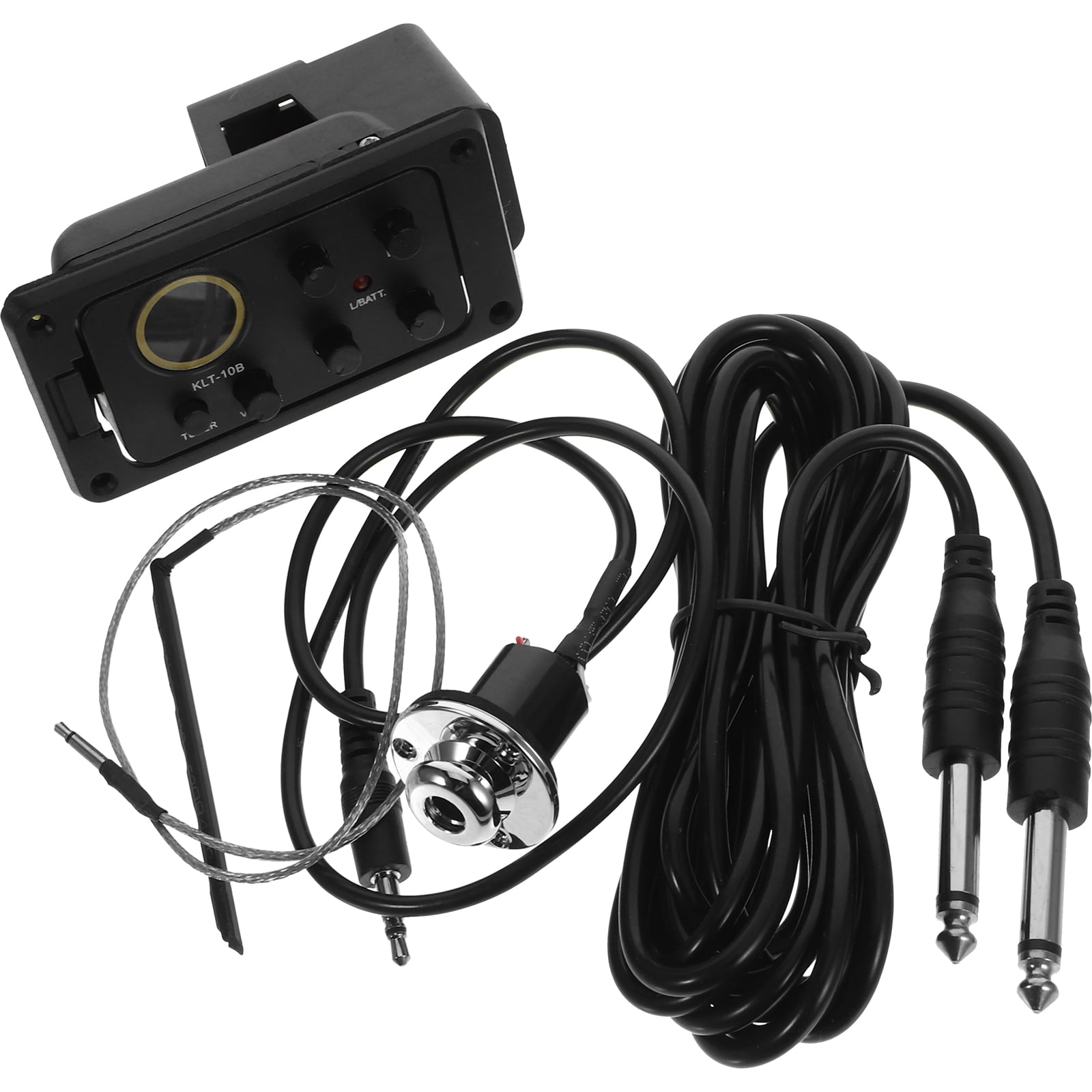 Acoustic Folk Guitar 4 Band Preamp EQ Equalizer Preamp Piezo Pickup ...