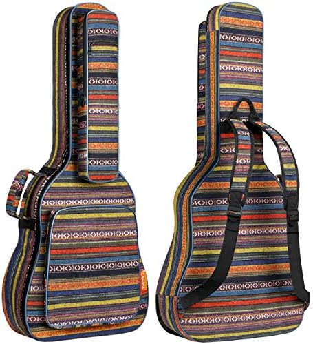 Acoustic Guitar Bag with Neck Cradle Bohemian Vintage Guitar Case 0 ...