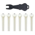 Acoustic Guitar Bridge Pins & Puller Set Bass Guitar Bridge Pegs String ...