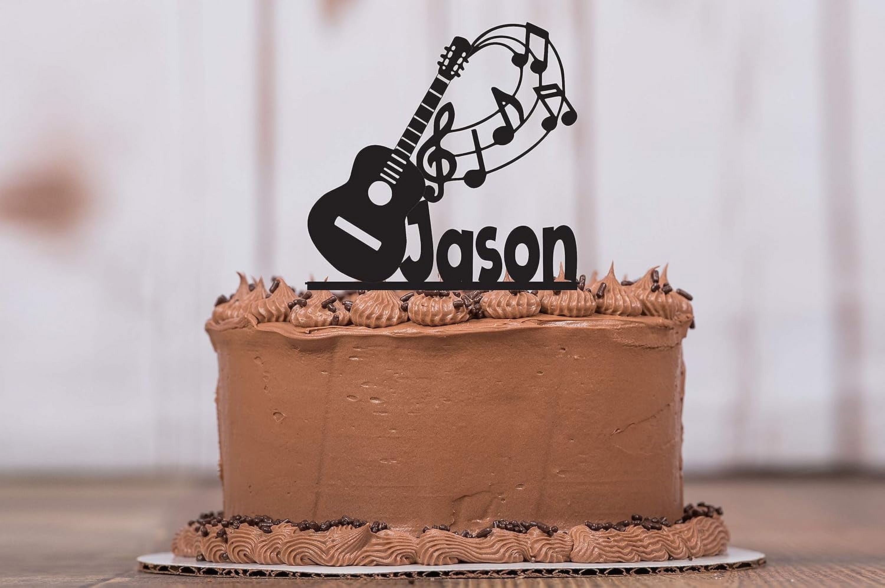 Acoustic Guitar, Cake Topper, Music, Treble Clef, String, Musician ...