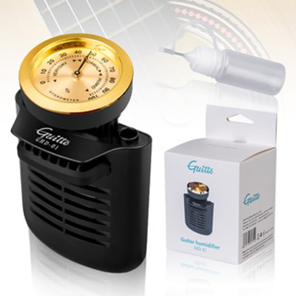 Acoustic Guitar Humidifier with Hygrometer & Water Bottle Portable ...