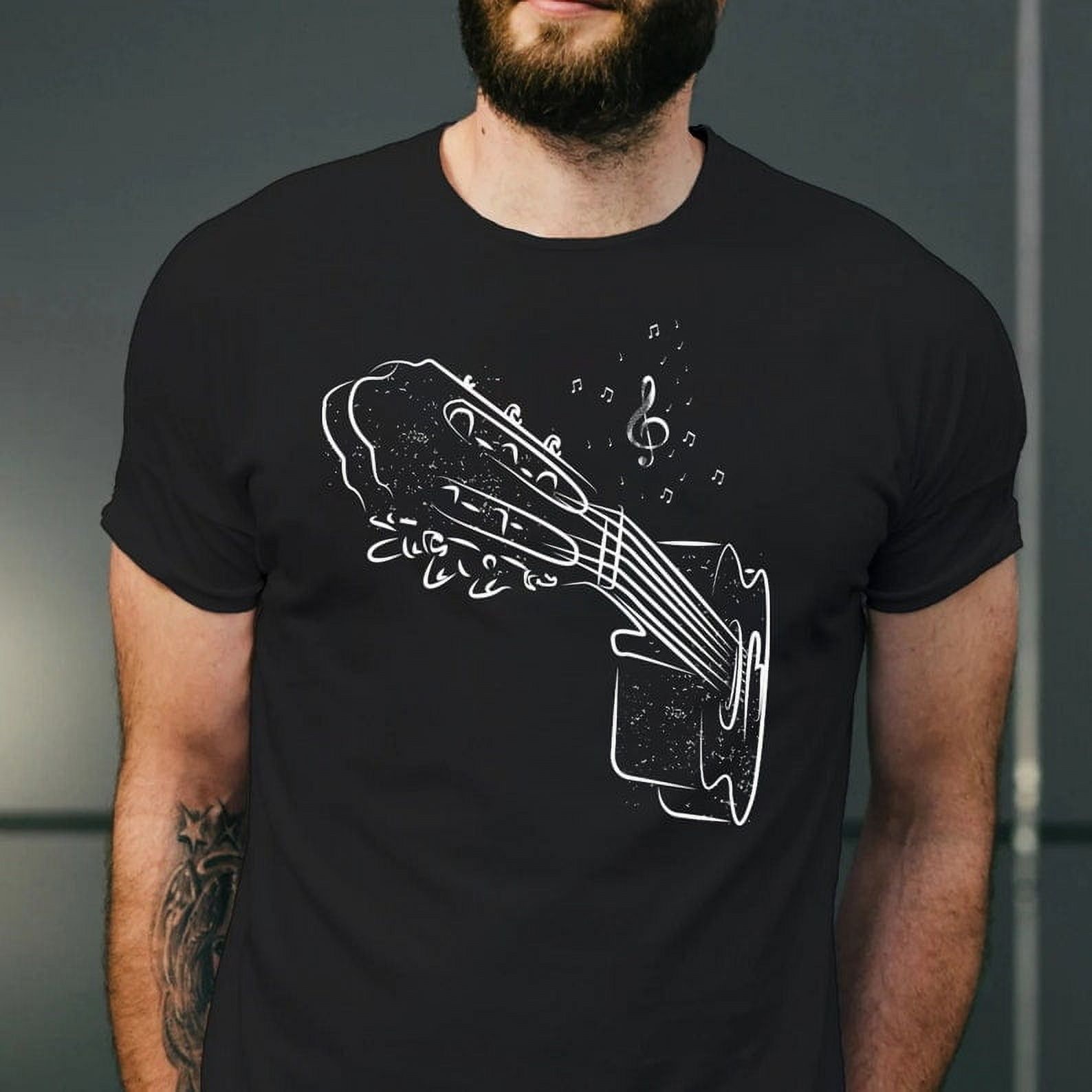 Acoustic Guitar Musician Player Band Music Lover Unisex T-Shirt up to ...