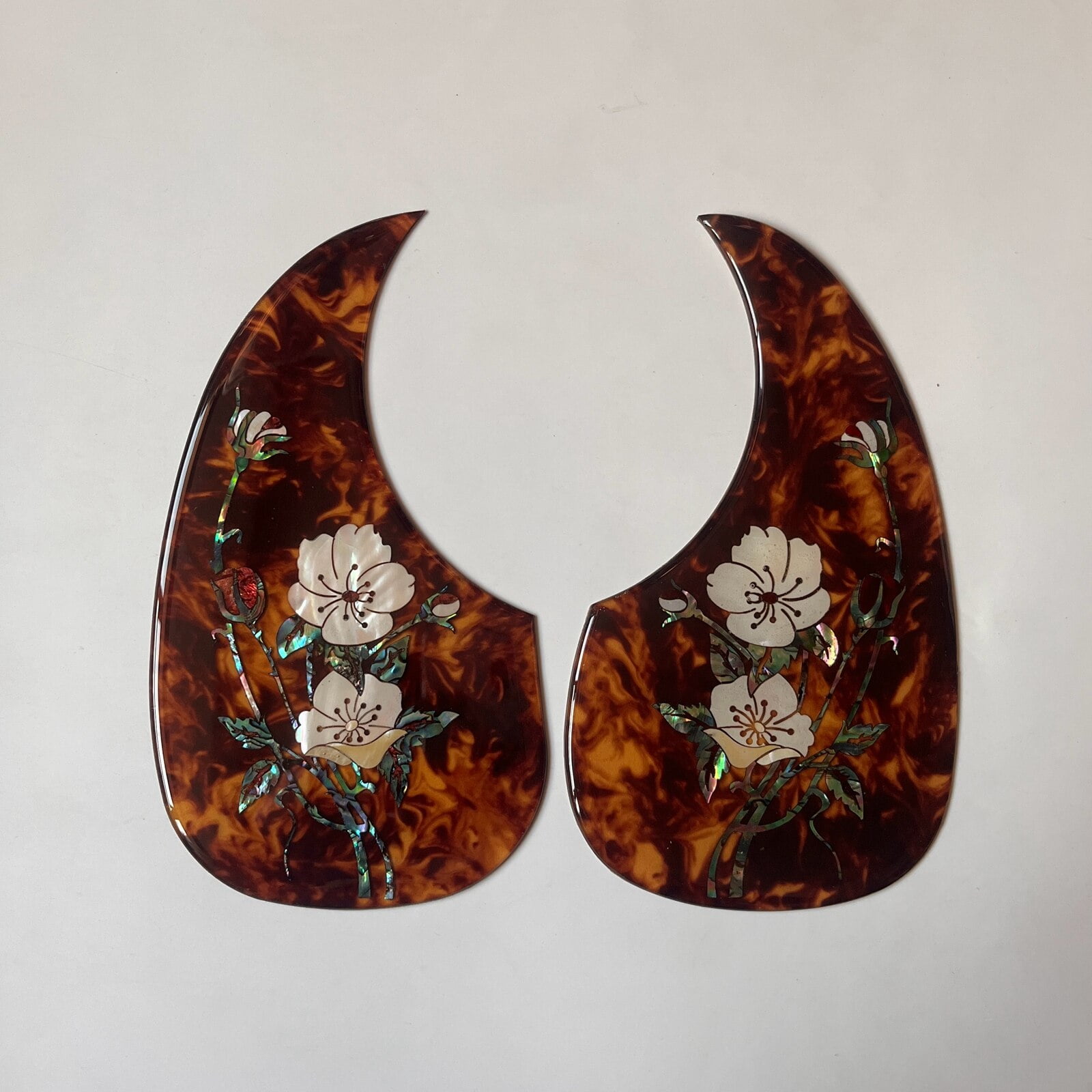 Acoustic Guitar Pickguard Anti-Scratch Guard Plate Inlaid Abalone ...