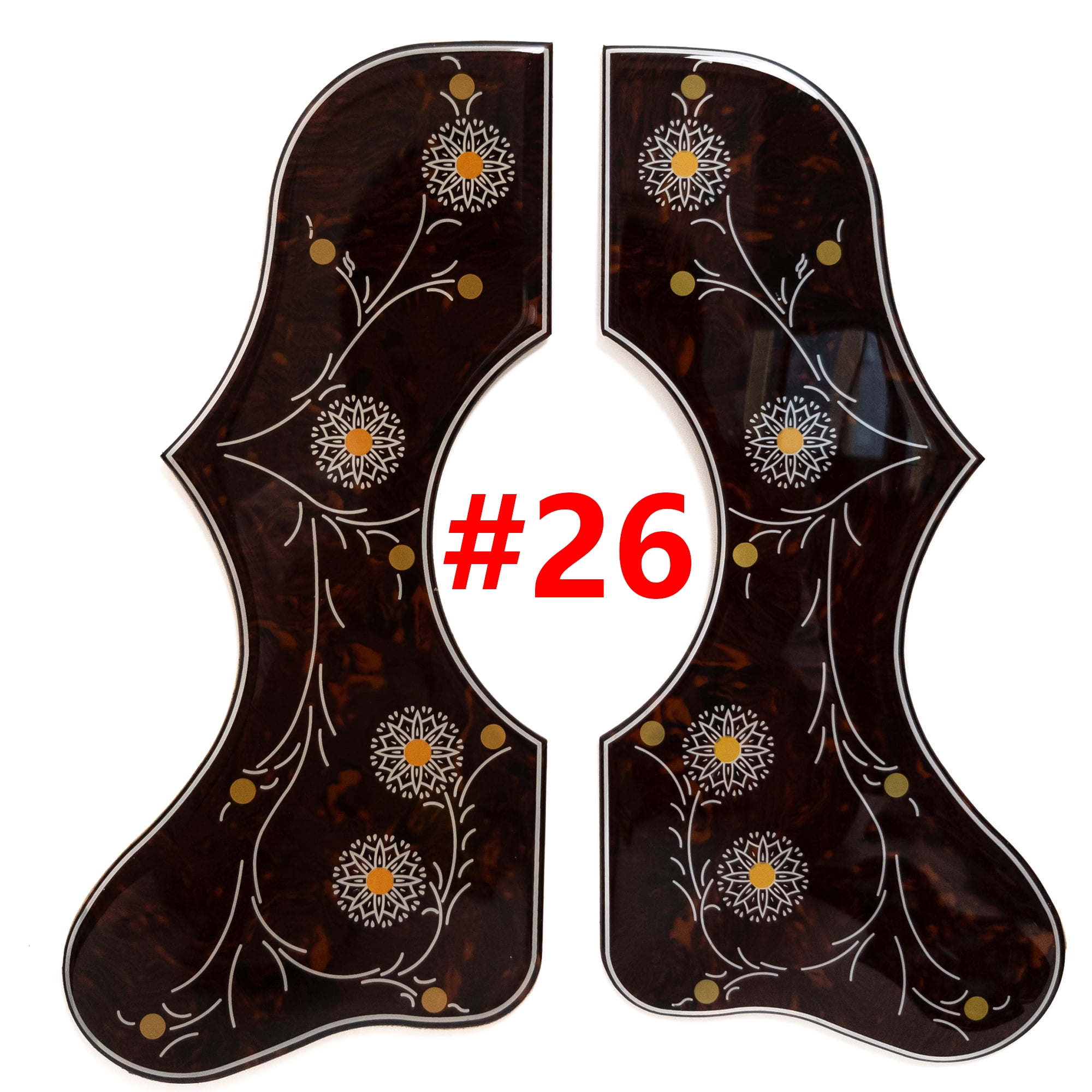 Acoustic Guitar Pickguard Solid Wood Pick Guard Anti-scrape Plate ...