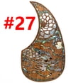 Acoustic Guitar Pickguard Solid Wood Pick Guard Anti-scrape Plate ...
