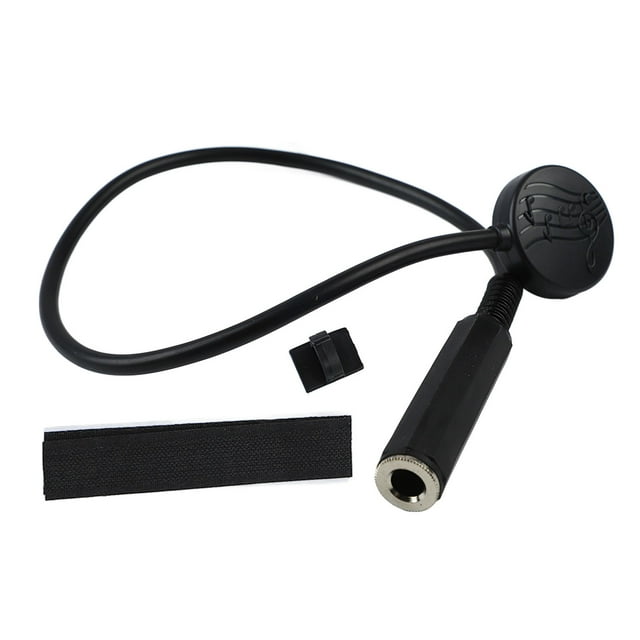 Acoustic Guitar Pickup Black Universal Wood Guitar Contact Microphone ...