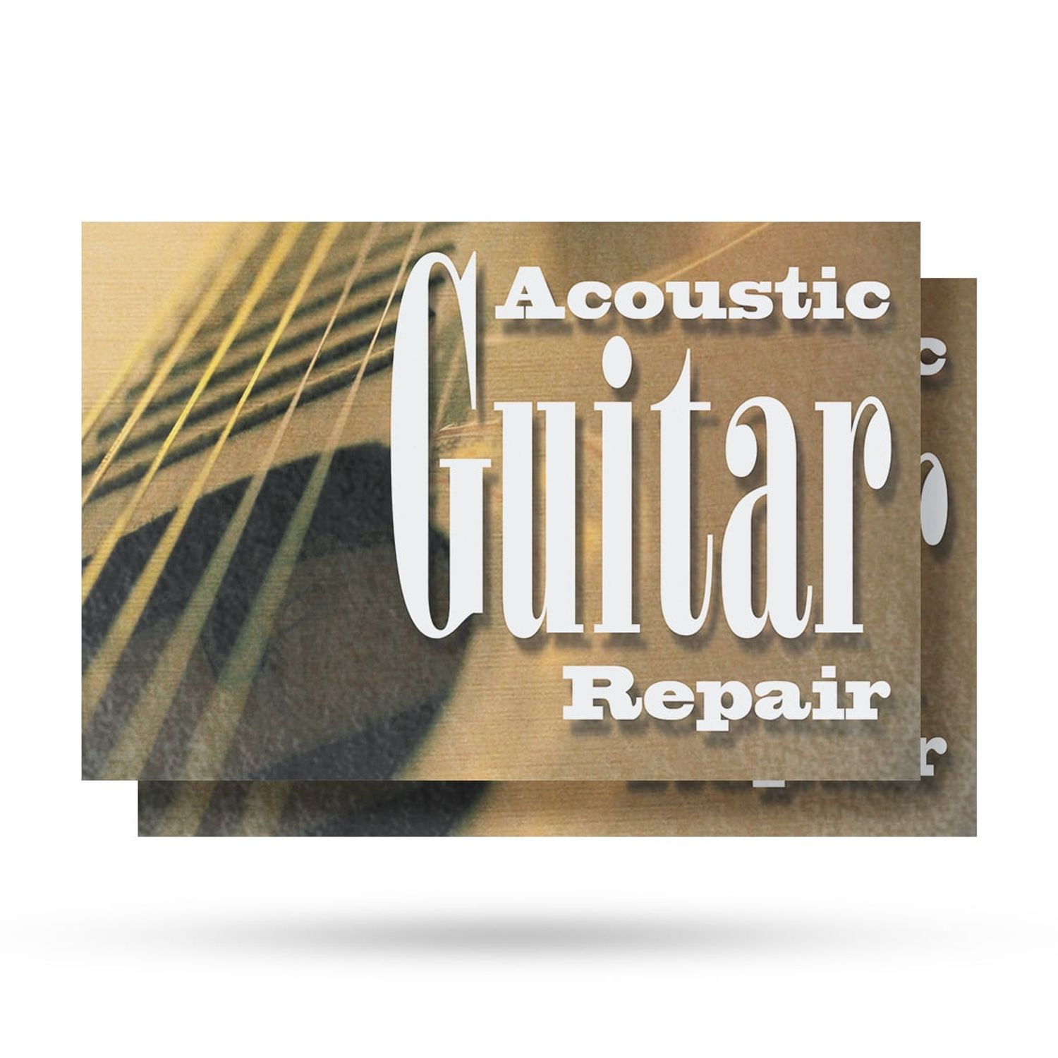 Acoustic Guitar Repair Vinyl Decal 2 Pack of 18 Inch x 24 Inch ...