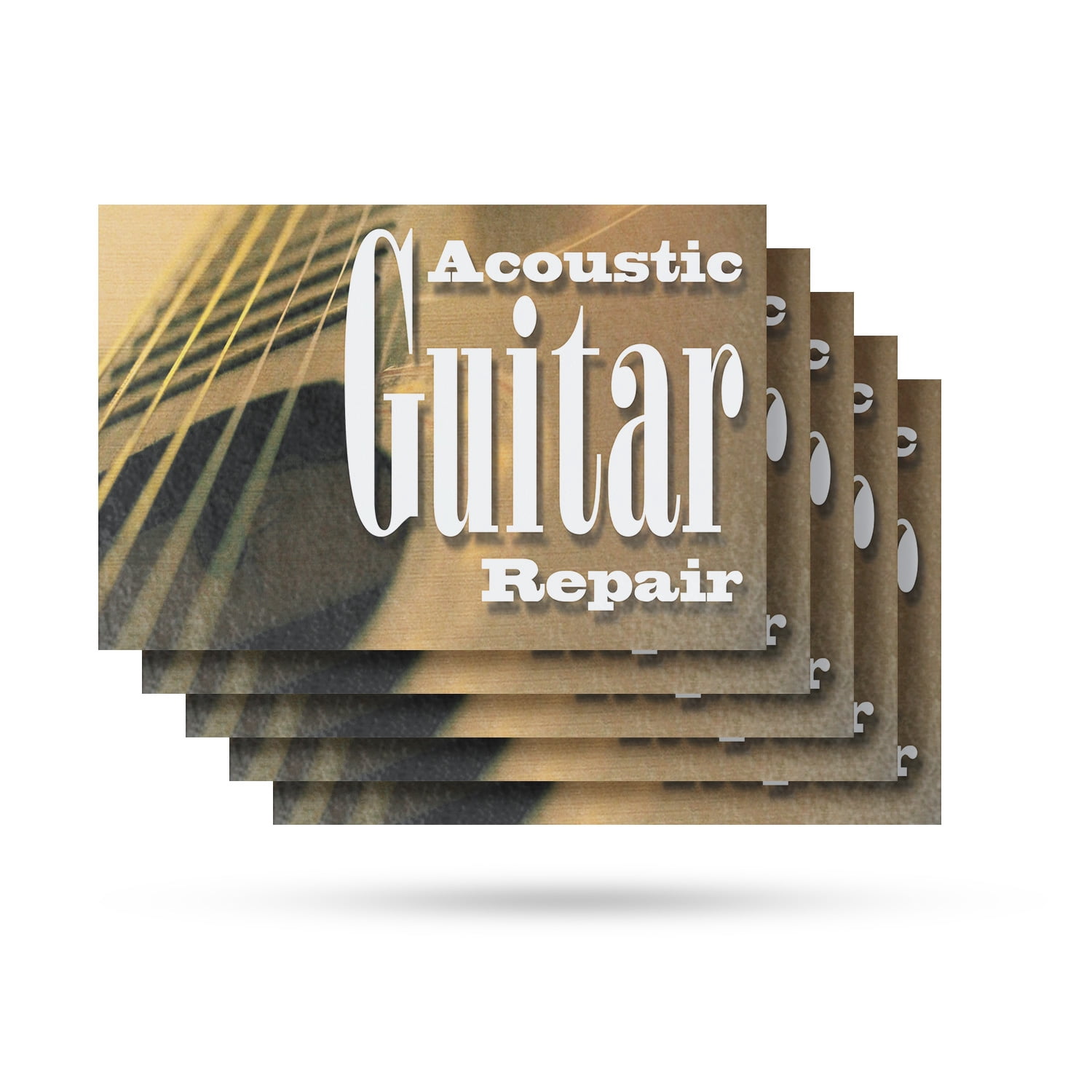 Acoustic Guitar Repair Vinyl Decal 5 Pack of 24 Inch x 36 Inch ...