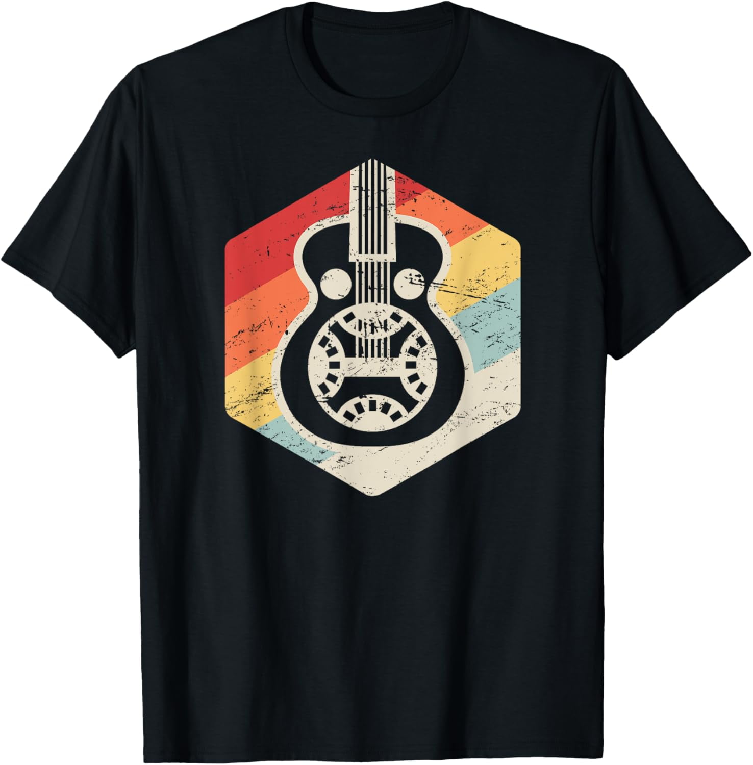 Acoustic Guitar / Retro Vintage Lap Steel Resonator Guitar T-Shirt ...