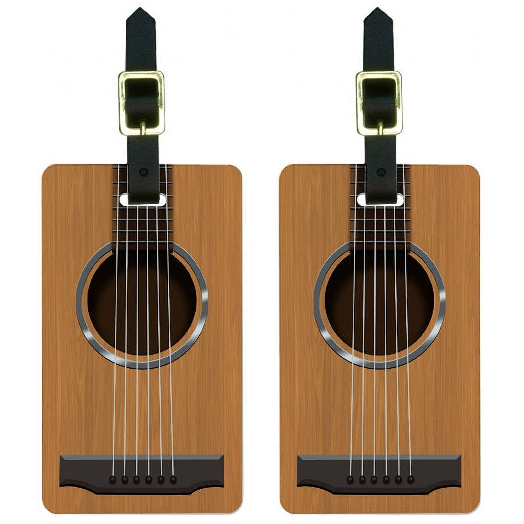 Acoustic Guitar Strings Luggage Tags Suitcase Carry-On ID, Set of 2 ...