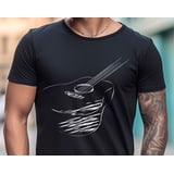 Acoustic Guitar TShirt Guitarist Gift Musician Shirt Guitar Player Tee ...